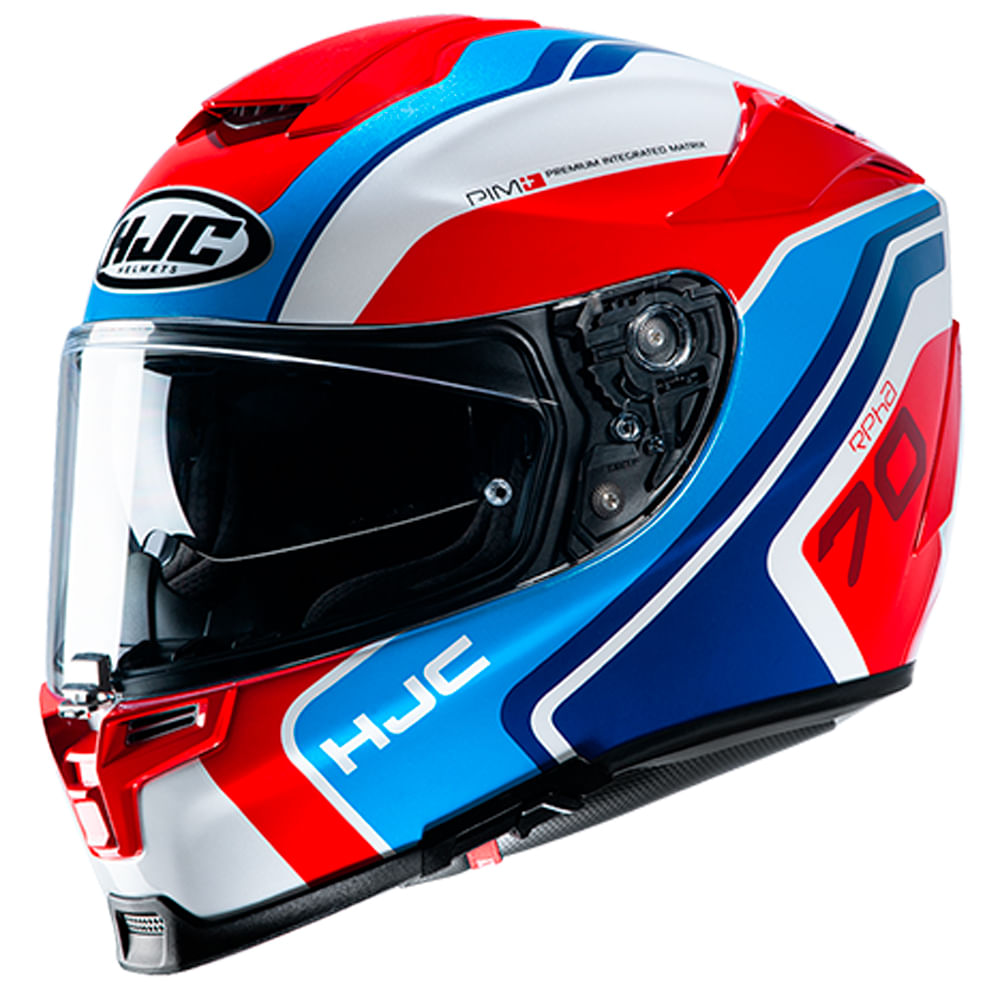 Capacete Hjc Rpha 70 Kroon Vermelho Azul E Branco 59 - LK Shop